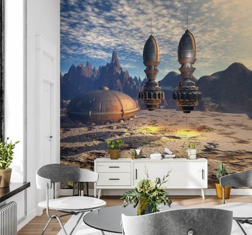 UFO Wallpaper & Wall Murals | Wallsauce CA