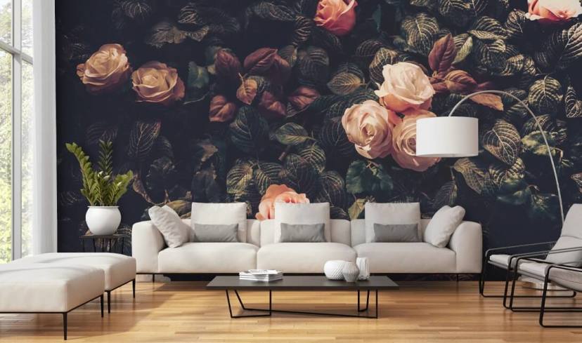 Rose Wallpaper & Wall Murals | Wallsauce UK