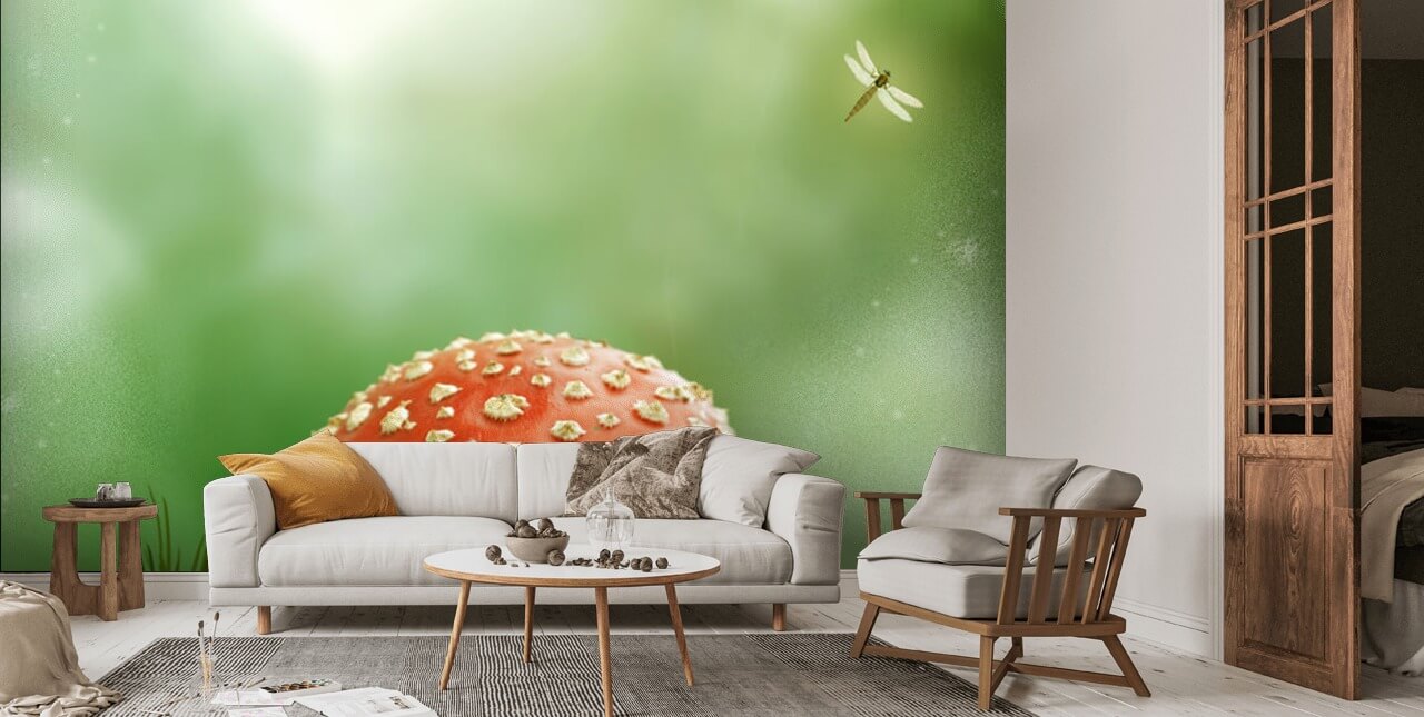 Magic Toadstool Wallpaper | Wallsauce US
