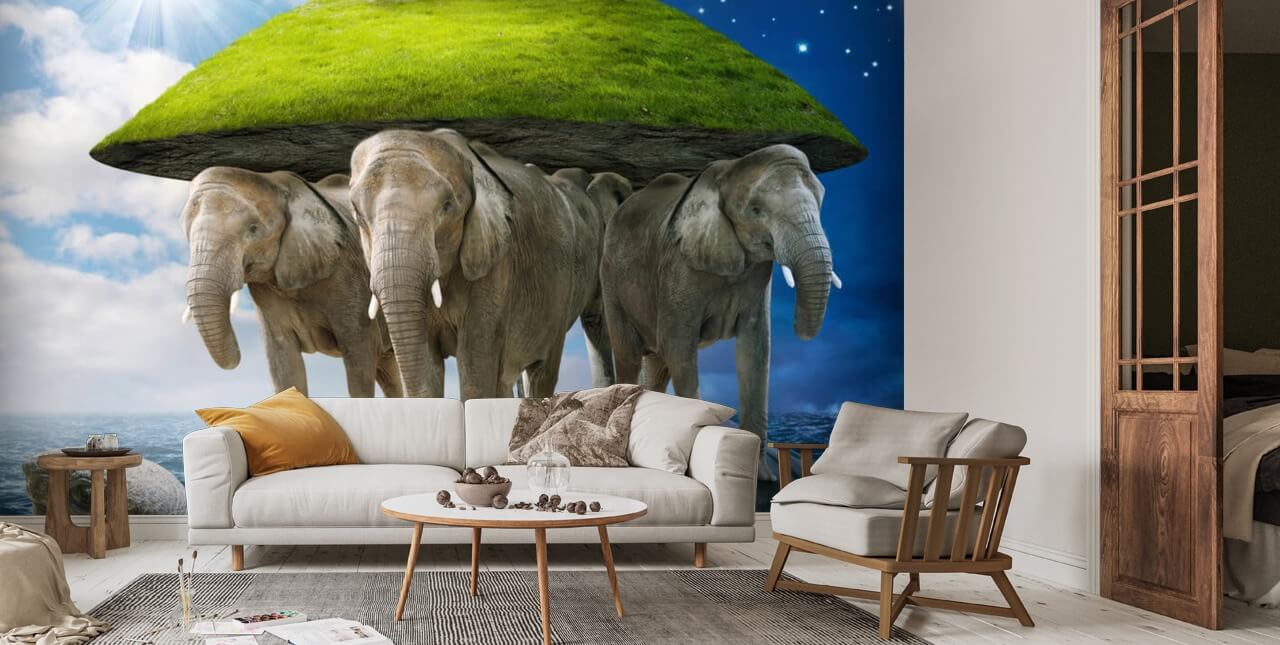 World Turtle Wallpaper | Wallsauce NL