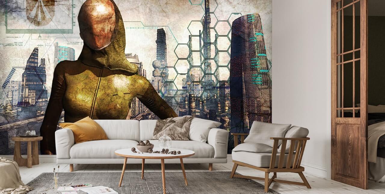 Cyber Queen Wallpaper | Wallsauce US