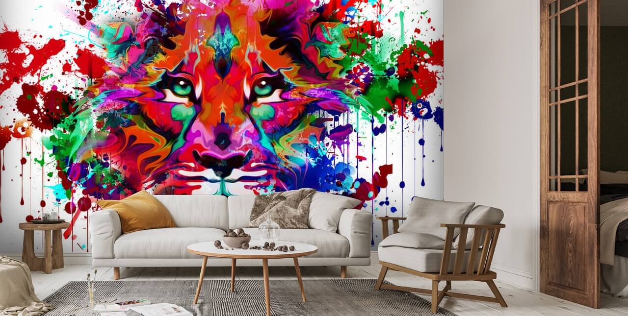 Papel pintado Graffiti León | Wallsauce ES