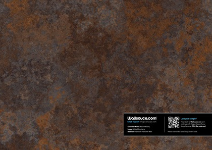 Speckles of Brown Rust Wall Mural | Wallsauce US