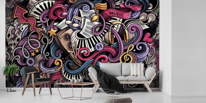 Music Wallpaper & Wall Murals | Wallsauce US