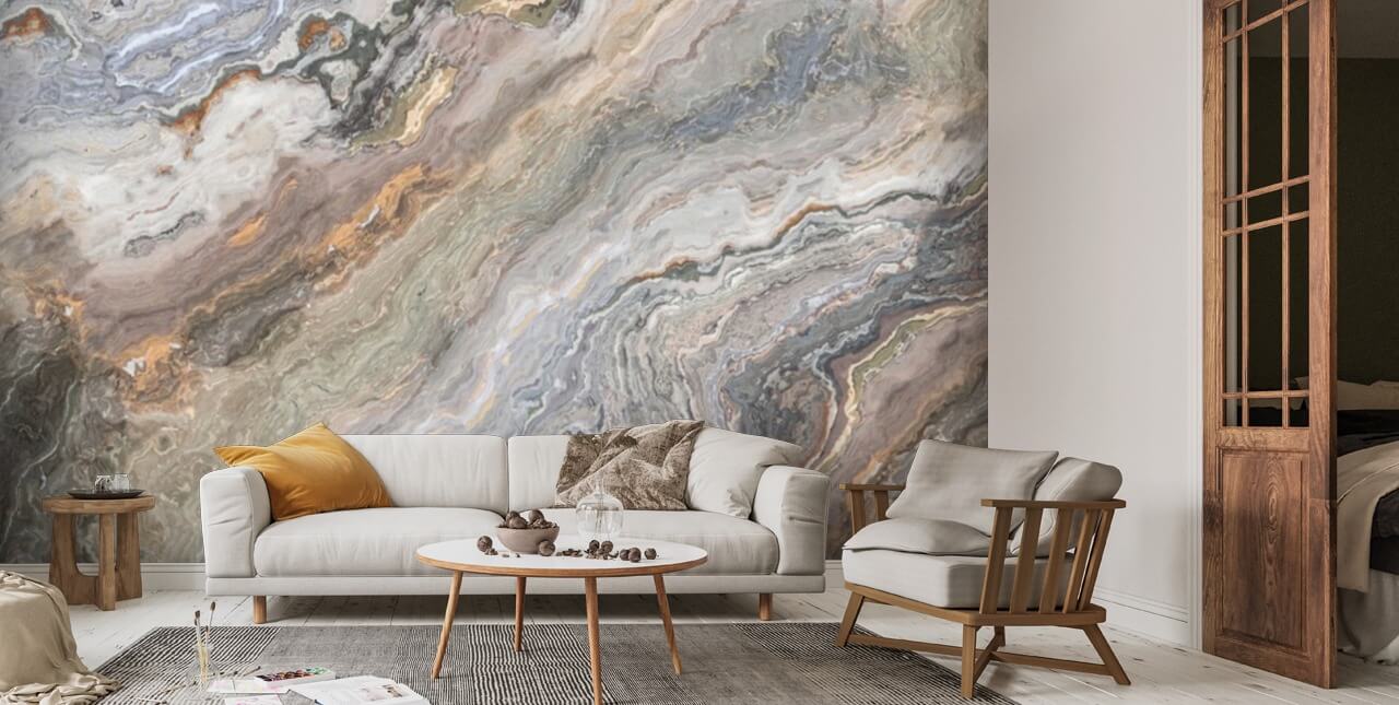 Onyx Sand Marble | Wallsauce US