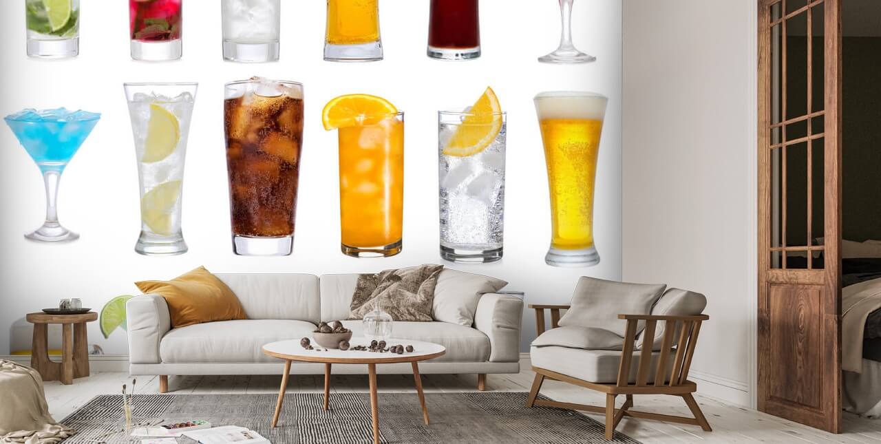 Drinks Wallpaper | Wallsauce UK