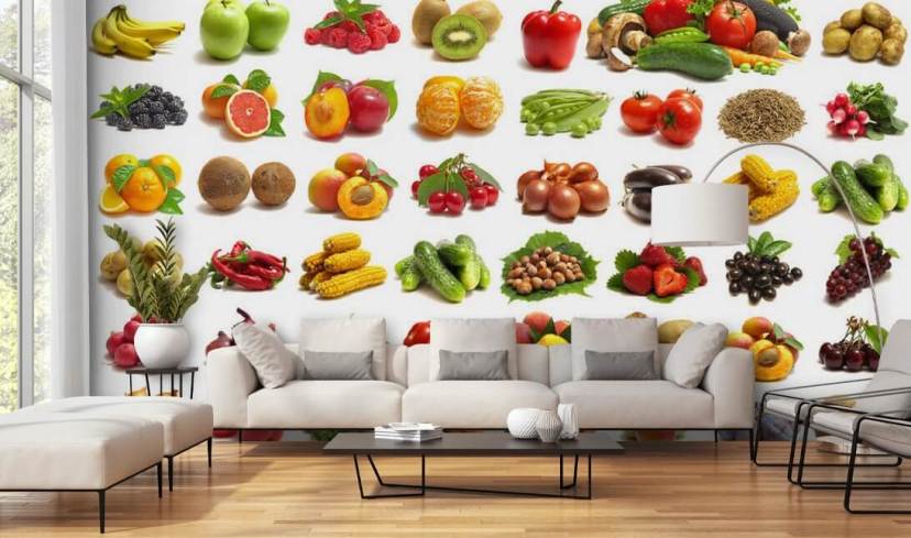 Colourful Fruit Wallpaper & Wall Murals | Wallsauce US