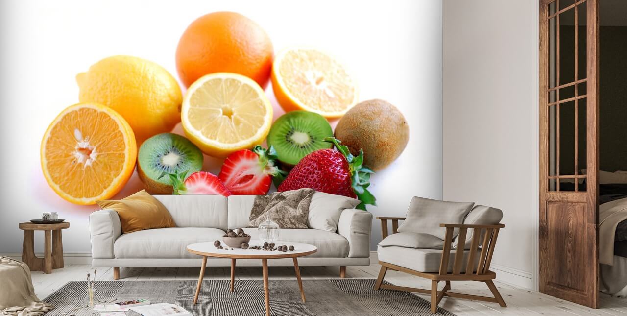 Geassorteerd fruit behang | Wallsauce NL