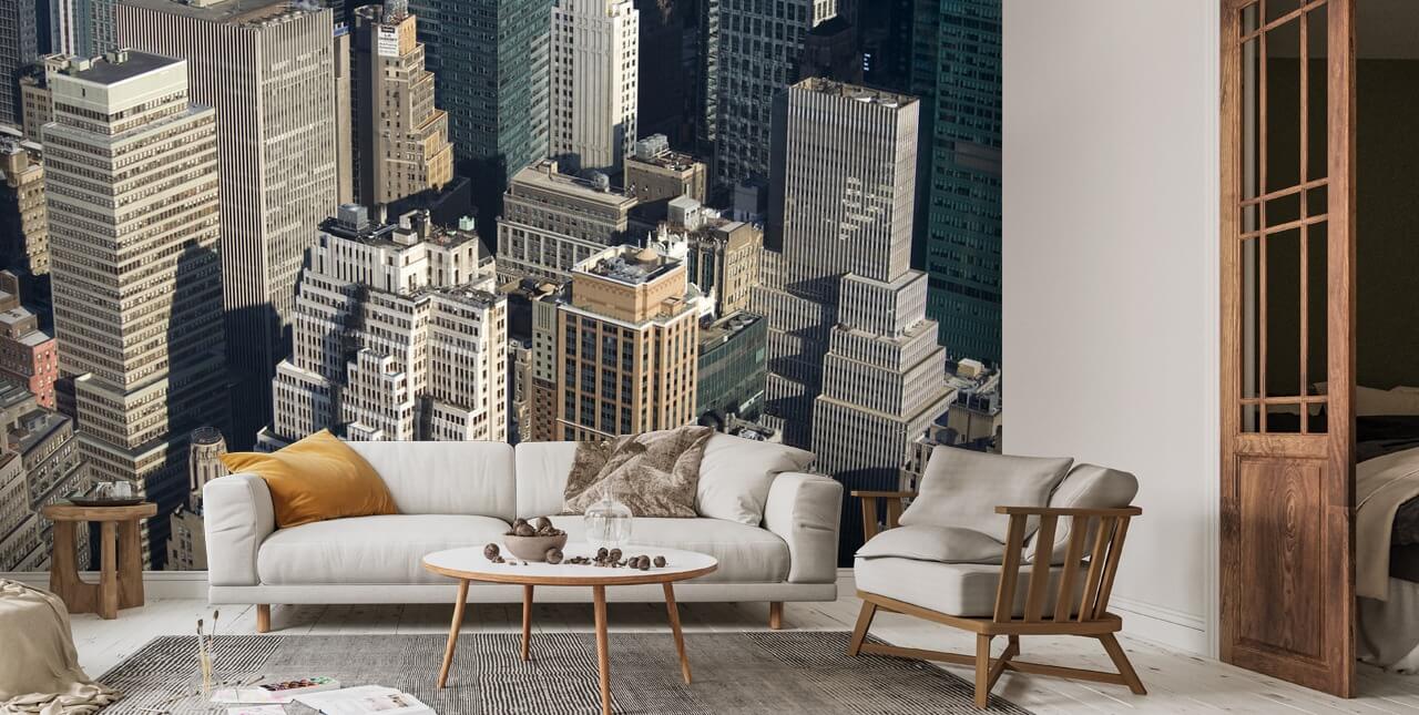 New York Skyscraper Wall Mural | Wallsauce US