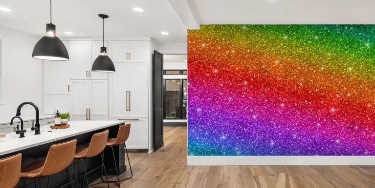 Multicoloured Wallpaper Murals | Wallsauce US