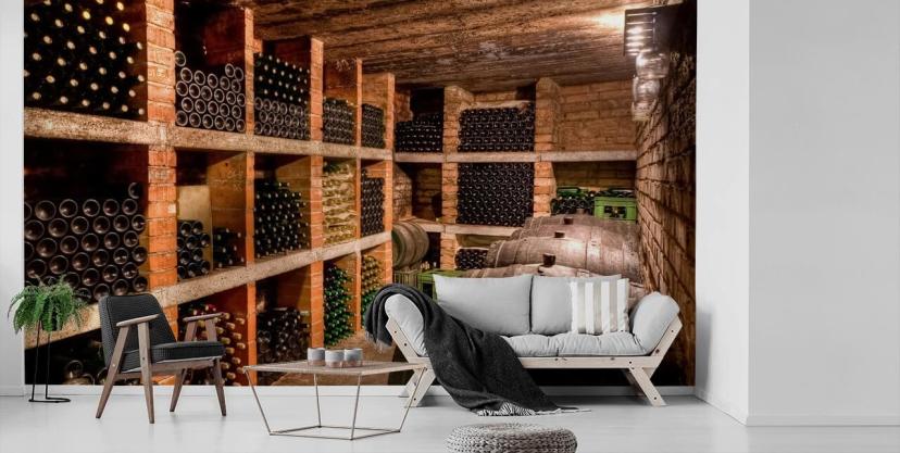 Wine Wallpaper & Wine Cellar Wall Murals | Wallsauce AU