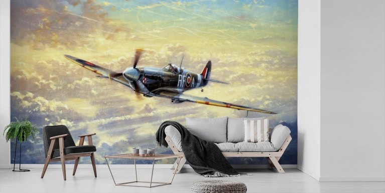 Papel pintado de aviones y murales de aviones | Wallsauce ES