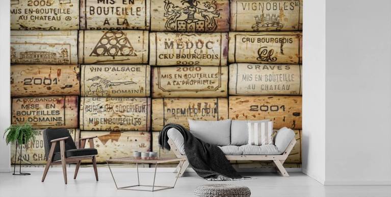 Wine Wallpaper & Wine Cellar Wall Murals | Wallsauce UK