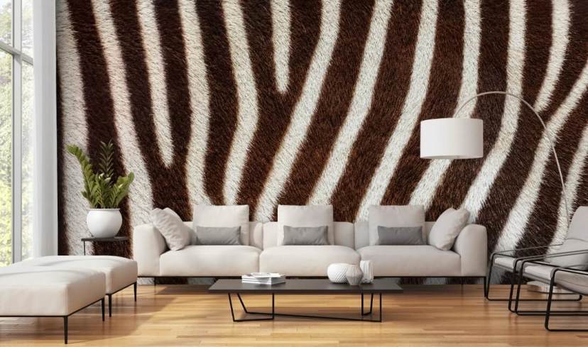 Papier peint à imprimé animalier et papier peint à plumes | Wallsauce FR