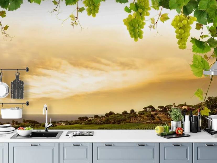 Wine Wallpaper & Wine Cellar Wall Murals | Wallsauce UK