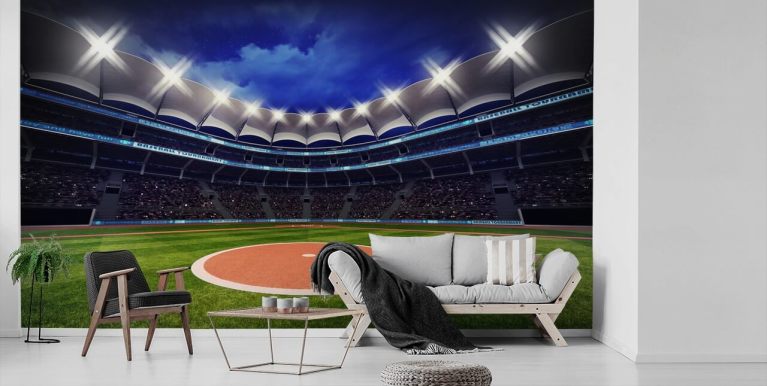 Baseball Stadium Wallpaper Murals