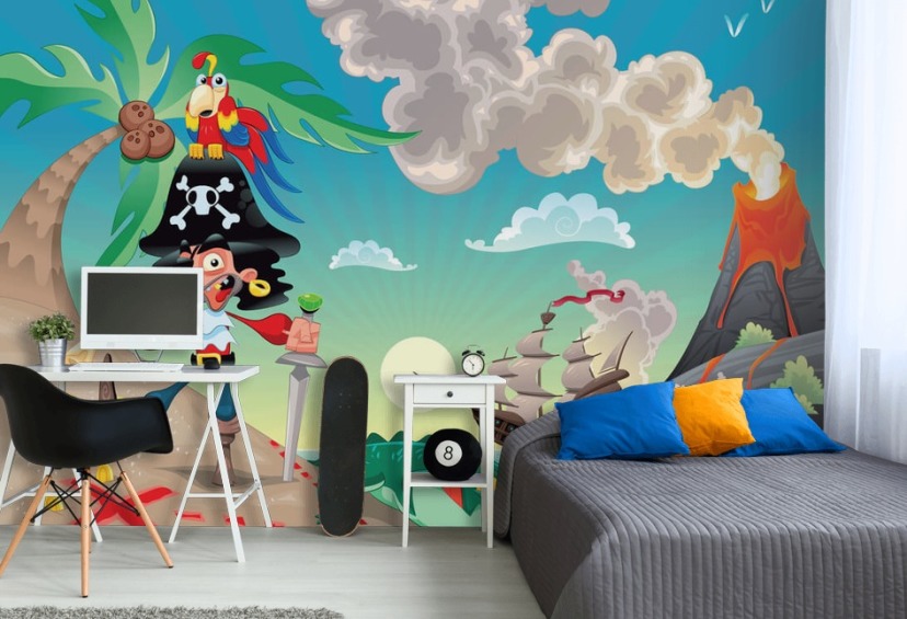 Pirate Wallpaper & Wall Murals | Wallsauce UK