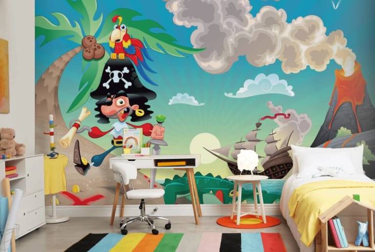 Pirate Wallpaper & Wall Murals | Wallsauce UK