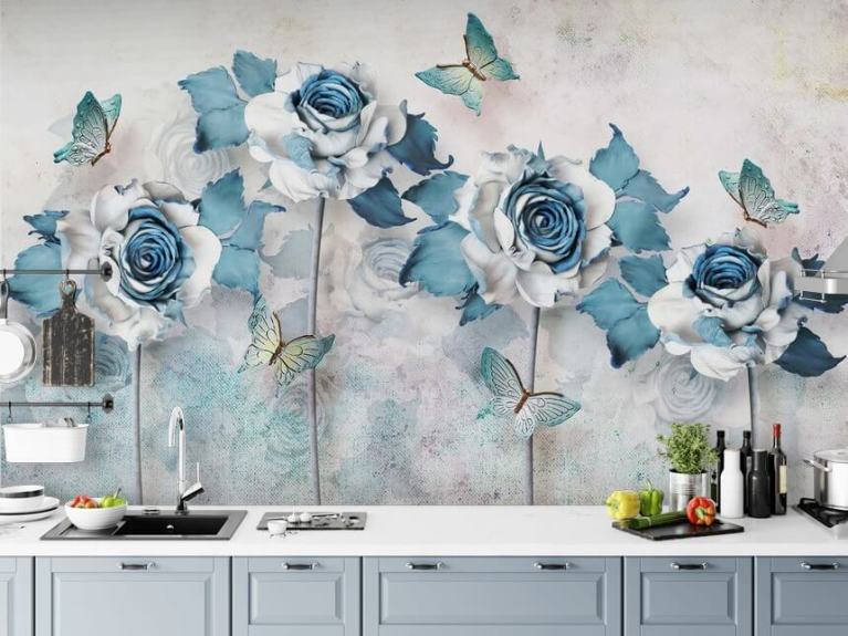 Rose Wallpaper & Wall Murals | Wallsauce UK