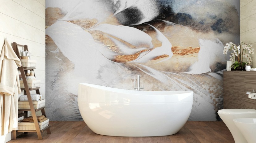 Abstract behang en abstracte muurschilderingen | Wallsauce NL