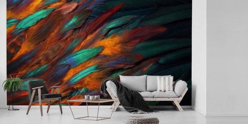 Animal Print Wallpaper & Feather Wallpaper | Wallsauce UK