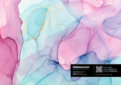 Pastel Watercolour Wallpaper | Wallsauce US