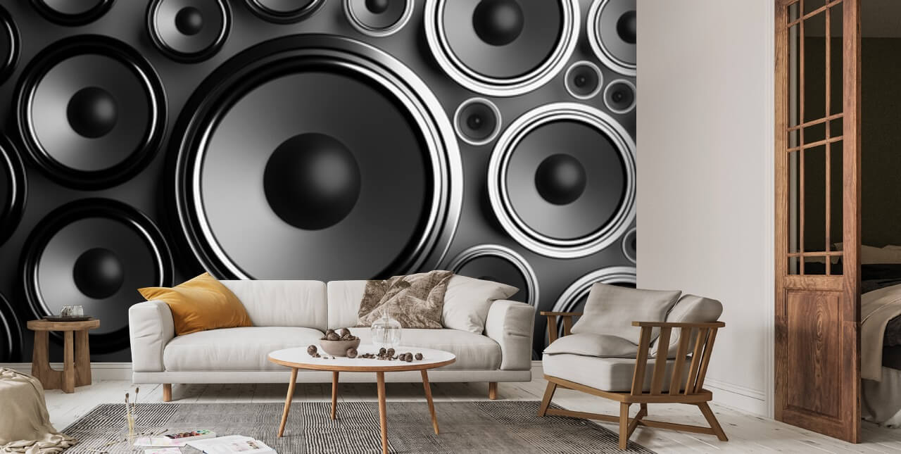 Højttalere Tapet Væg | Wallsauce DK