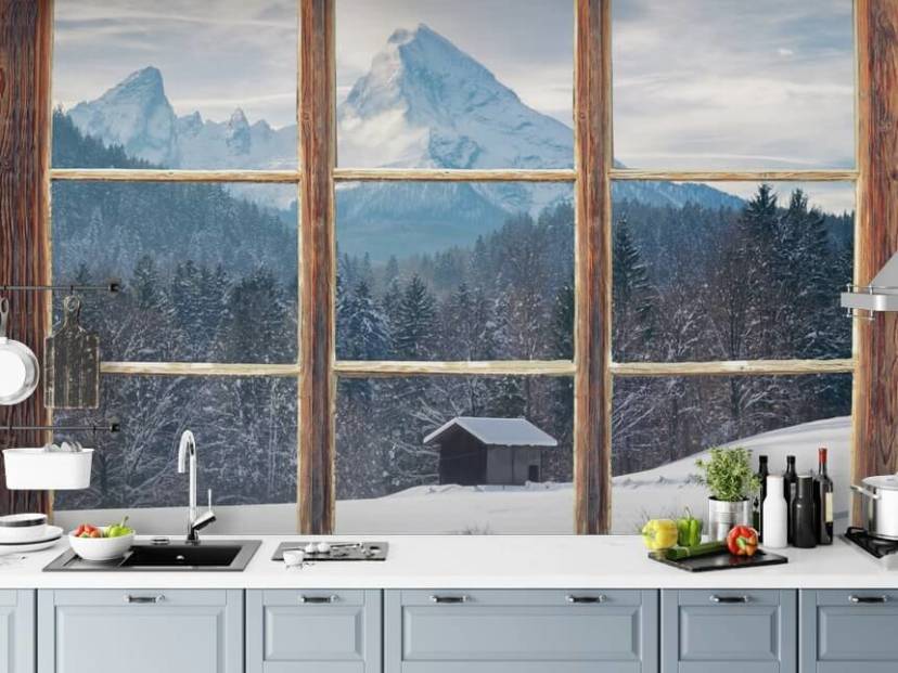Window Wallpaper - Window View Wall Murals | Wallsauce UK