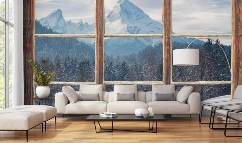 Window Wallpaper - Window View Wall Murals | Wallsauce UK