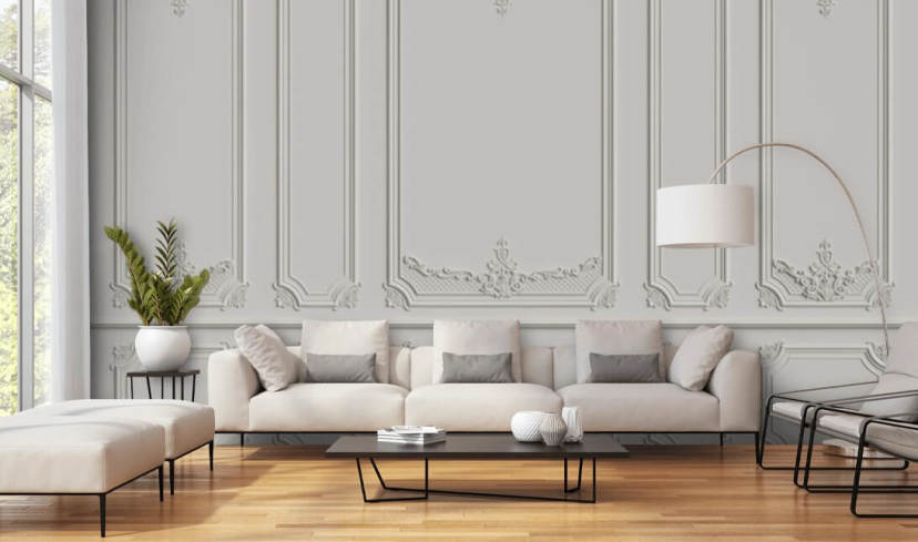 Panel Wallpaper - Wood Panel Effect Wallpaper | Wallsauce US