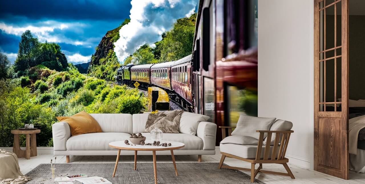 Train Ride Wallpaper | Wallsauce US