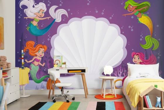Mermaid behang | Wallsauce NL