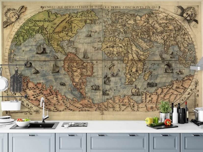 Ancient World Map Wallpaper | Wallsauce AU