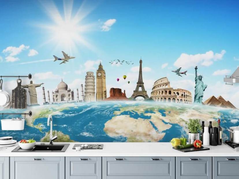 Travel Wallpaper & Wall Murals | Wallsauce UK