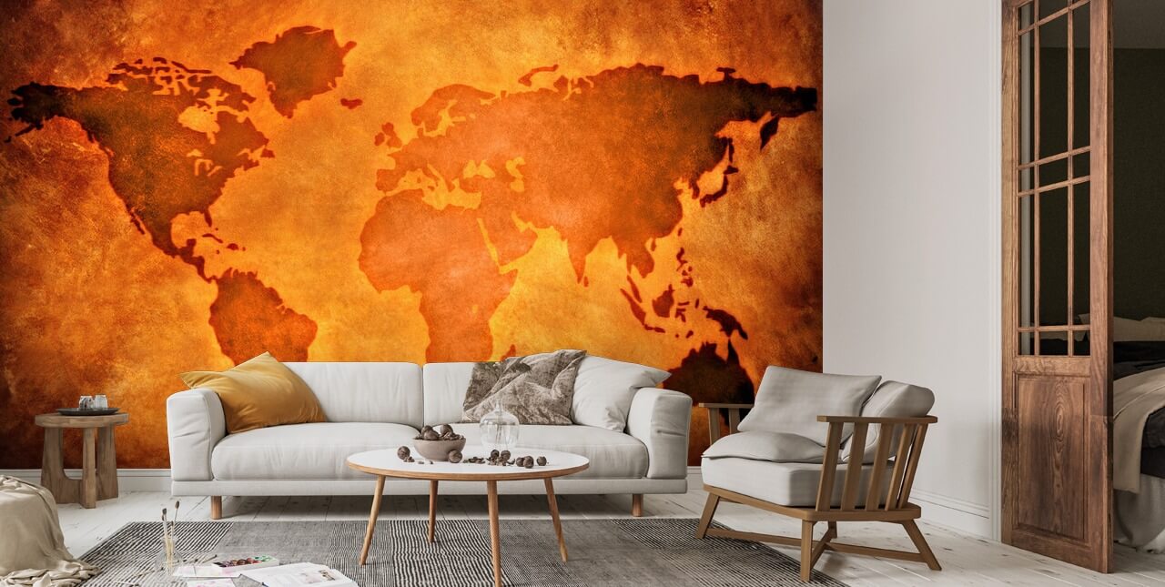 Weltkarte Wallpaper Picture World Map Watercolour Wallpaper