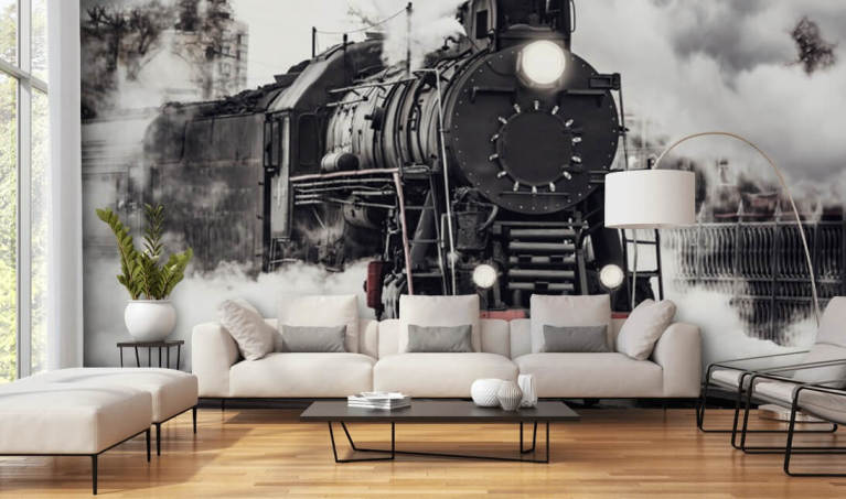 Train Wallpaper & Steam Train Wall Murals | Wallsauce UK