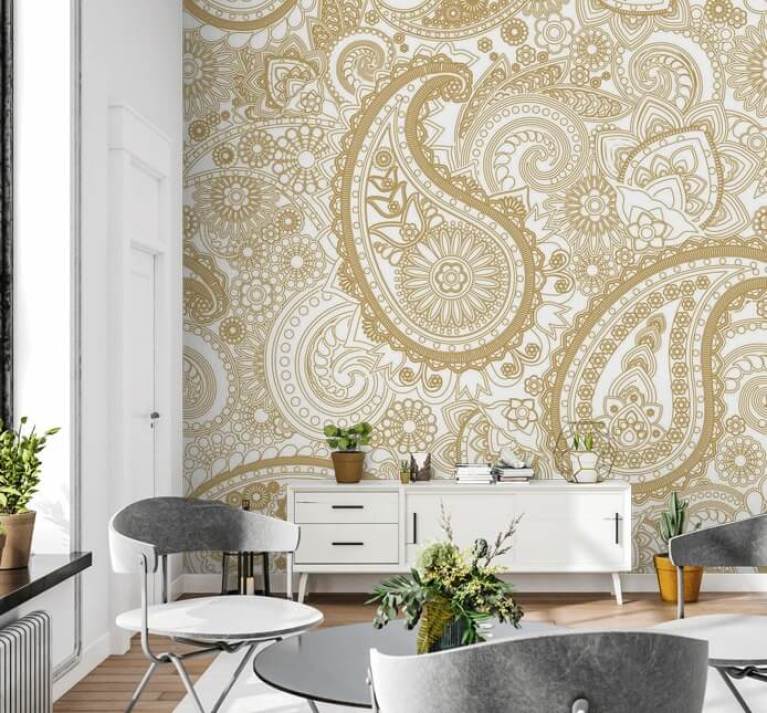 Paisley Wallpaper & Paisley Wall Murals | Wallsauce US