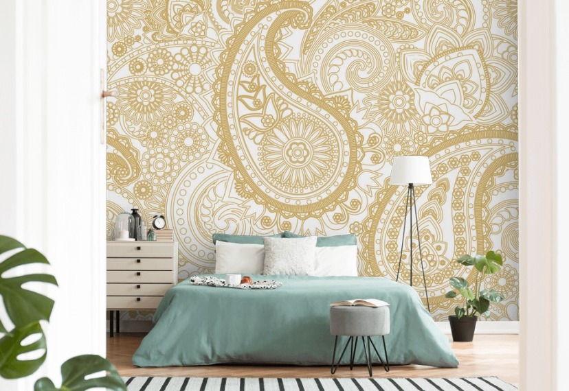 Paisley Wallpaper & Paisley Wall Murals | Wallsauce US
