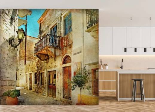 Facade Wallpaper & Wall Murals | Wallsauce UK