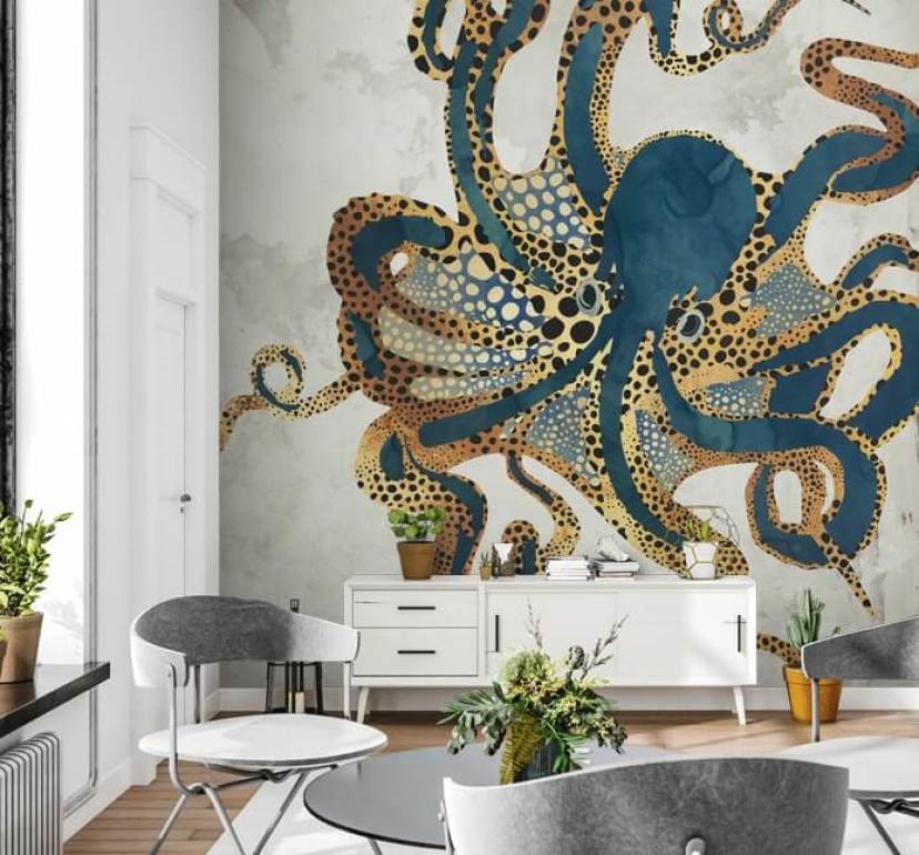 Abstract behang en abstracte muurschilderingen | Wallsauce NL