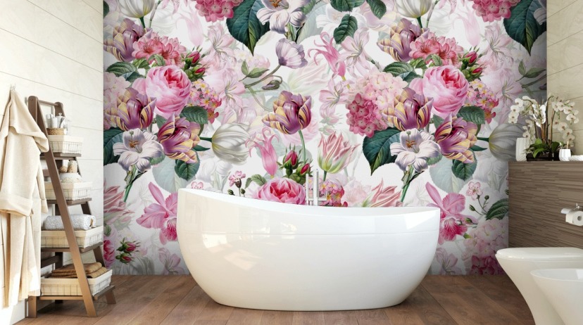 Rose Wallpaper & Wall Murals | Wallsauce UK