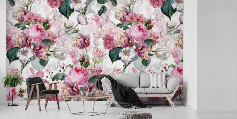 Rose Wallpaper & Wall Murals | Wallsauce UK