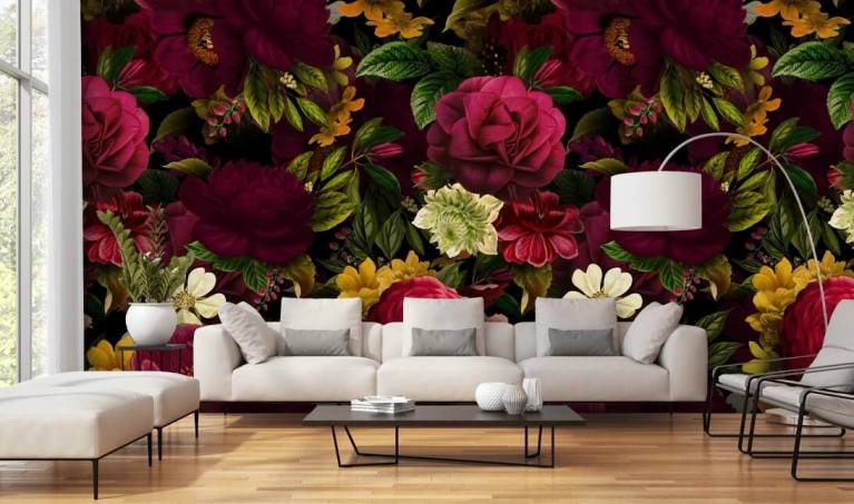 Rose Wallpaper & Wall Murals | Wallsauce UK