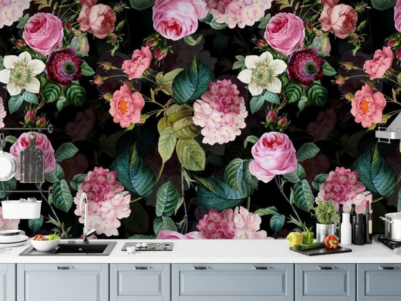 Rose Wallpaper & Wall Murals | Wallsauce UK