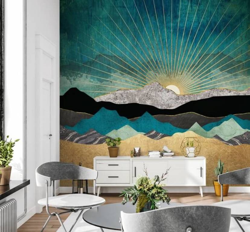 Abstract behang en abstracte muurschilderingen | Wallsauce NL