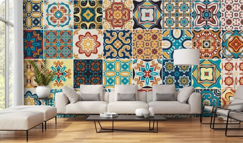 Tile Wallpaper - Tile Effect Wall Murals | Wallsauce US
