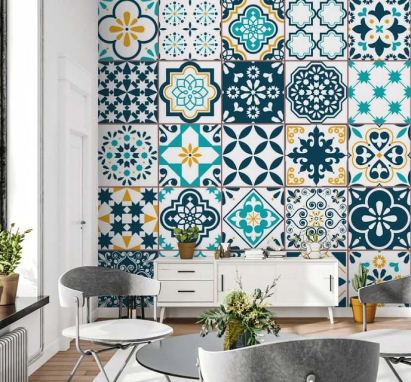 Tile Wallpaper - Tile Effect Wall Murals | Wallsauce NZ