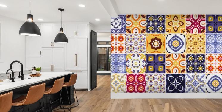 Tile Wallpaper - Tile Effect Wall Murals | Wallsauce NZ