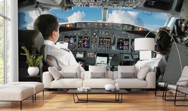 Airplane Wallpaper & Aircraft Wall Murals | Wallsauce US