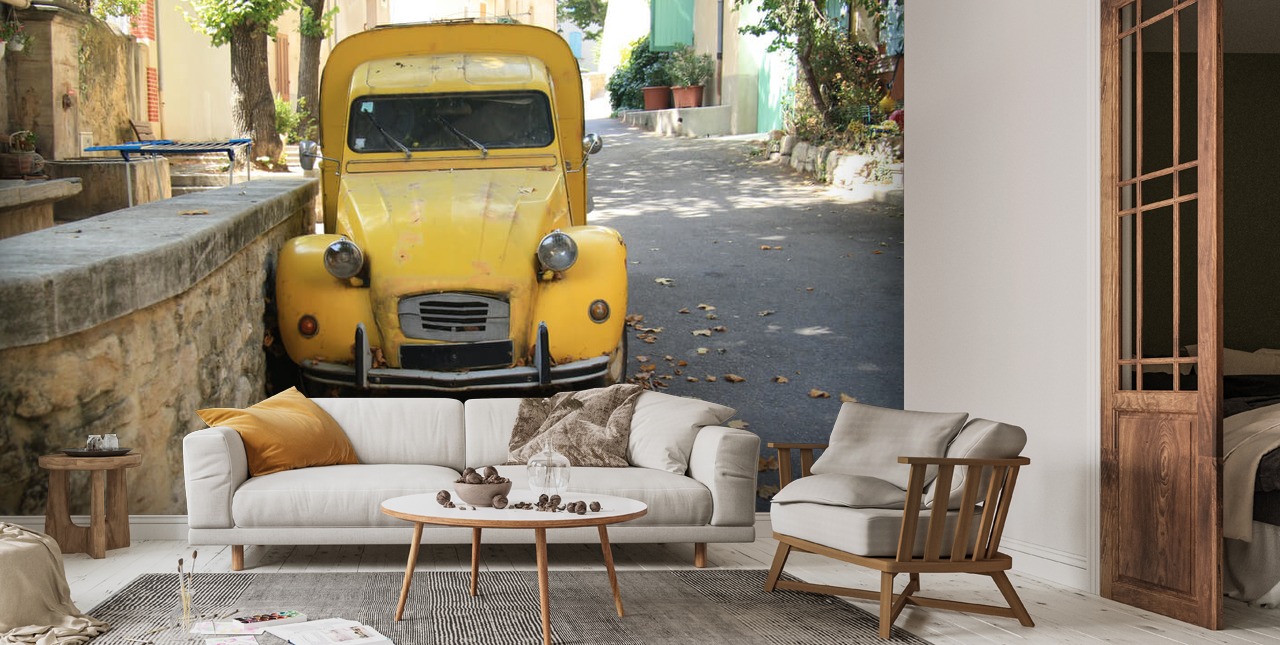 2CV Van Wallpaper Mural | Wallsauce NZ